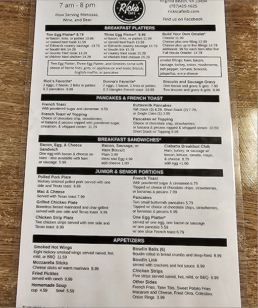 This menu isn't trying to impress you with fancy fonts or exotic ingredients – it's the culinary equivalent of your most comfortable pair of shoes.