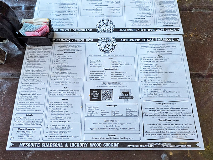 This menu isn't just a list—it's a roadmap to happiness. Study it carefully, plan your strategy, and prepare for delicious decisions in Chino.