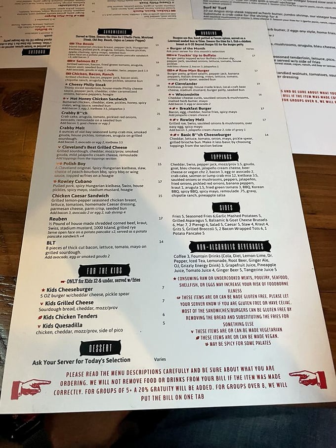 When menus read like love letters to comfort food, you know you've found something special in Cleveland's heart.