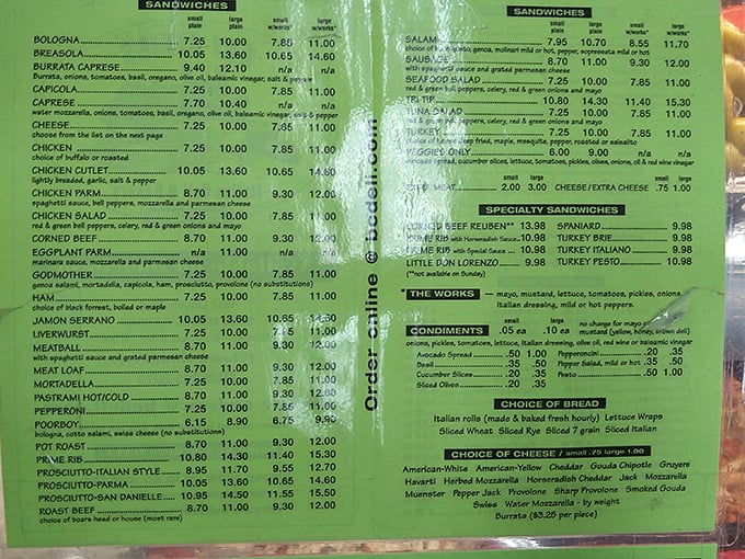 The menu board – a document more carefully studied in LA than most Hollywood scripts. Choose wisely, friends.