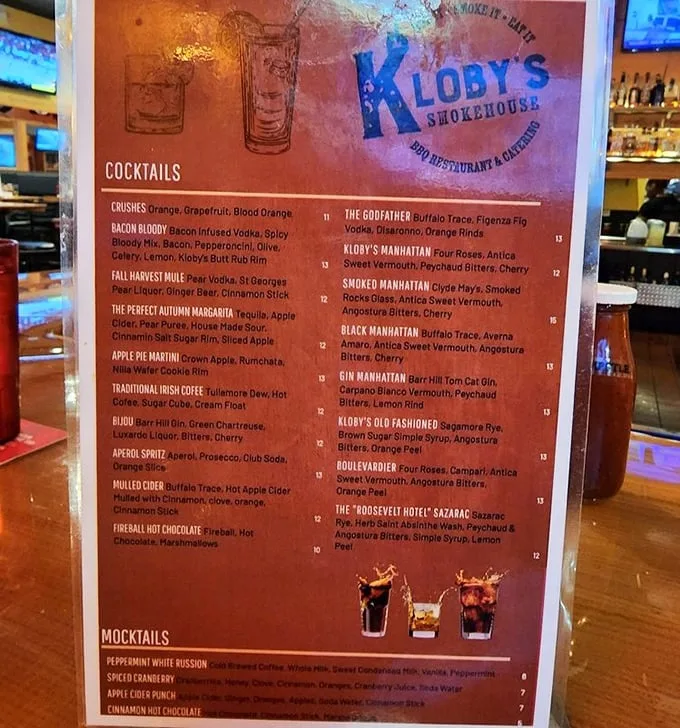 The cocktail menu reads like a love letter to whiskey enthusiasts. Each drink promises a different path to happiness.