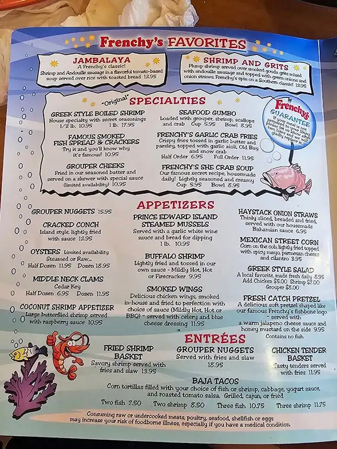 The menu reads like a love letter to the Gulf of Mexico. Just try not to drool on it while deciding between grouper cheeks and she-crab soup.