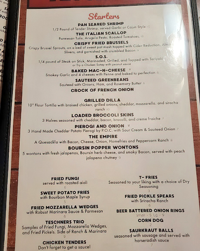This menu isn't just a list of dishes—it's a roadmap to happiness. The Bourbon Popper Wontons alone are worth the drive to Richfield.