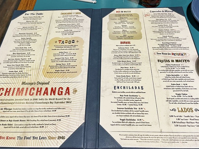 When a menu proudly declares "Macayo's Original Chimichanga," you know you've found the mothership of Mexican cuisine.