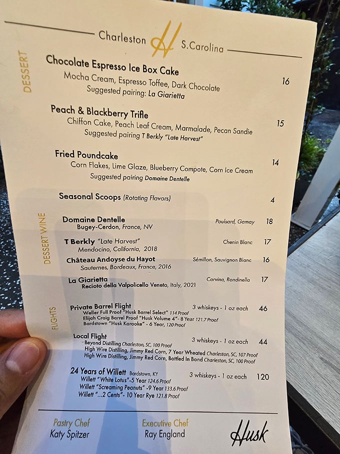 Dessert menus that make you consider skipping straight to the finale—fried poundcake with corn ice cream is the plot twist your taste buds never saw coming.