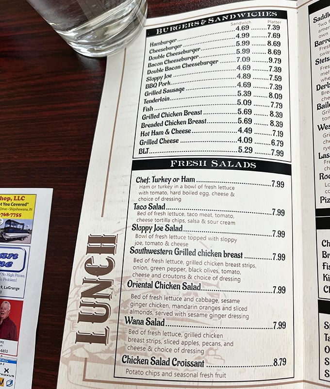 A menu that reads like a love letter to American comfort food classics—no molecular gastronomy, just honest cooking that satisfies the soul.