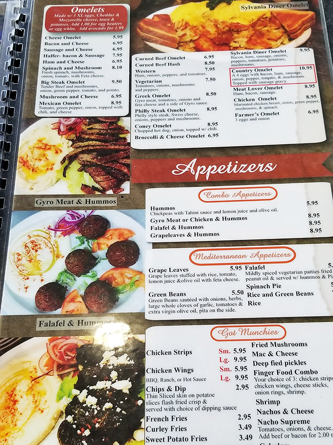 A menu that can't decide between being American or Mediterranean—and thank goodness for that delicious identity crisis!