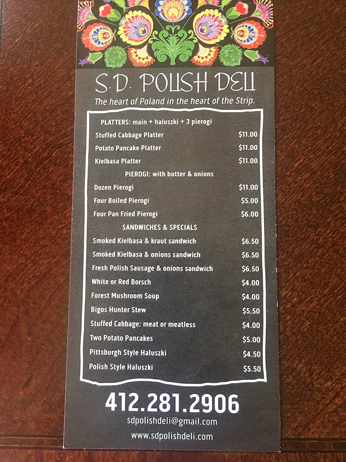 This menu reads like a love letter to Polish cuisine, with pierogies taking center stage in this delicious drama.