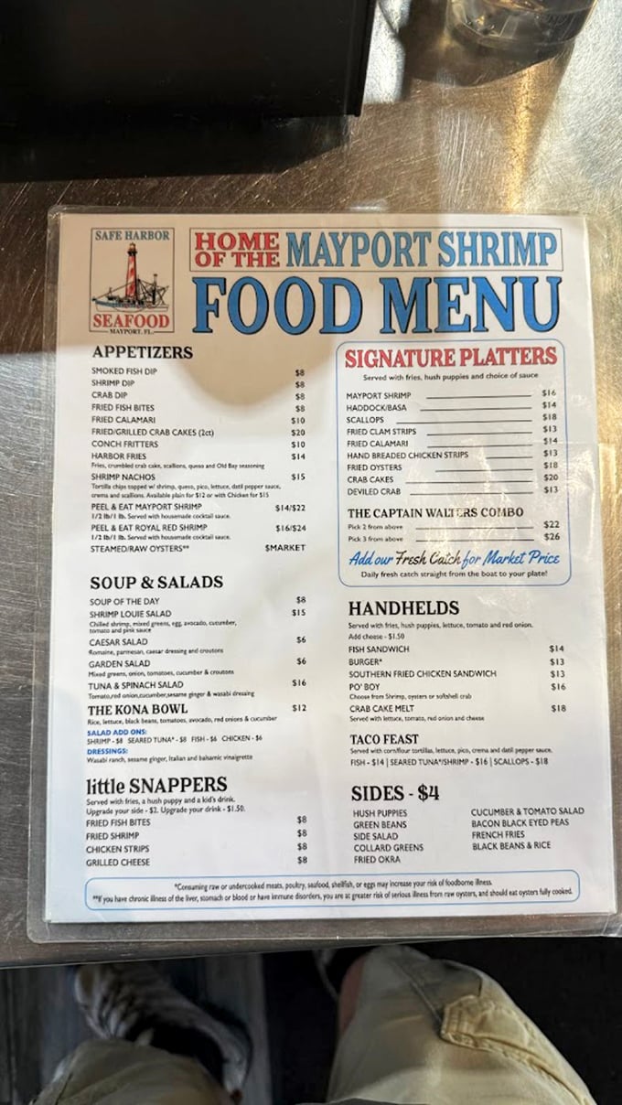 The menu reads like a greatest hits album of everything delicious that swims in Florida waters.
