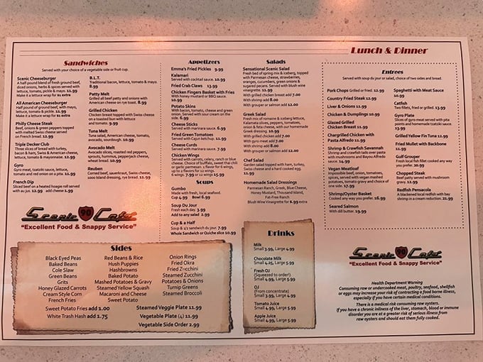 A menu that doesn't need fancy fonts or pretentious descriptions—just honest food that's kept locals coming back for generations.