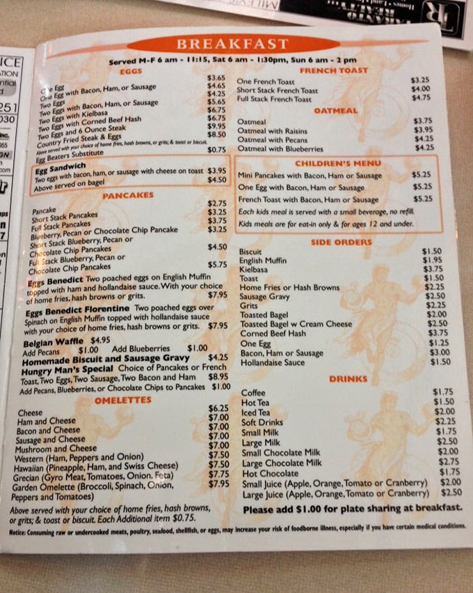 The breakfast menu reads like a love letter to morning hunger, with options that'll make hitting the snooze button a crime.