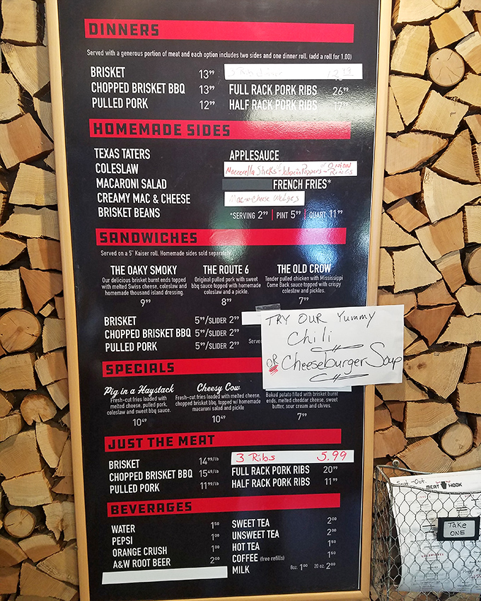 This menu isn't just a list—it's a roadmap to happiness. "Just the Meat" might be the three most beautiful words in the English language.