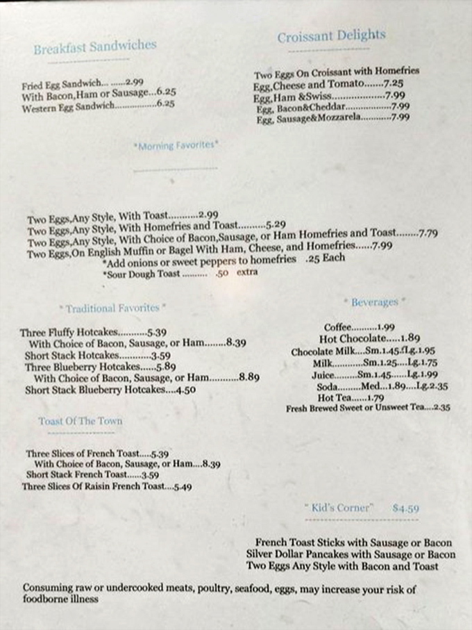 Simple menus often hide the greatest treasures – like French toast that defies all earthly expectations.