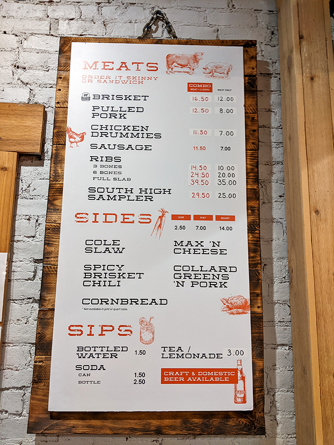 This menu board isn't just a list—it's a roadmap to happiness. The hardest part isn't choosing what to order, but figuring out how to try everything.