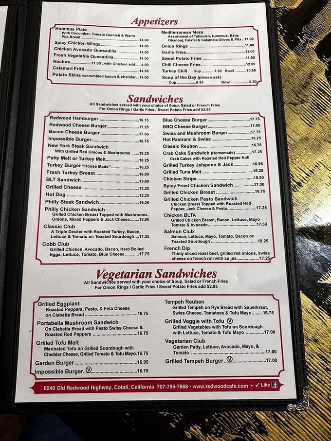 This isn't your typical diner menu – it's a roadmap to comfort food paradise with options for every craving.