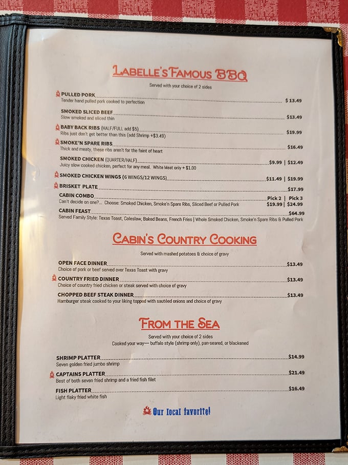 When a menu proudly declares itself "LaBelle's Famous," you know someone's confident about their craft – and rightfully so.