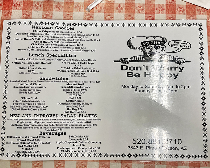 This menu isn't just a list of food—it's a roadmap to happiness. Each item represents a different path to culinary bliss.