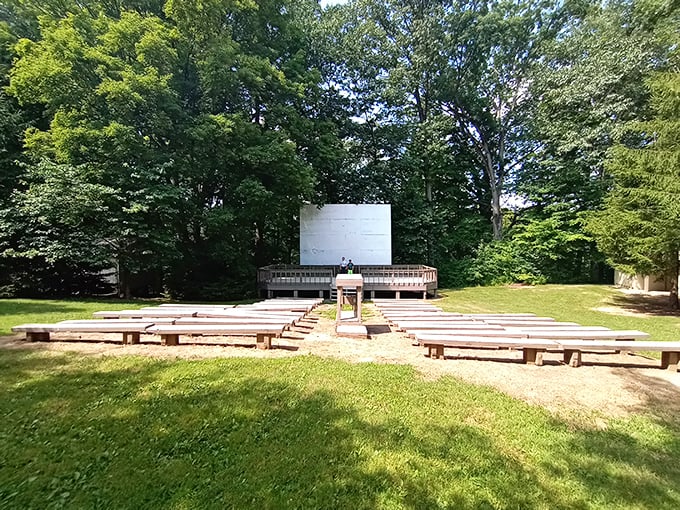 Hollywood has nothing on this woodland theater where the only special effects needed are fireflies and starlight.
