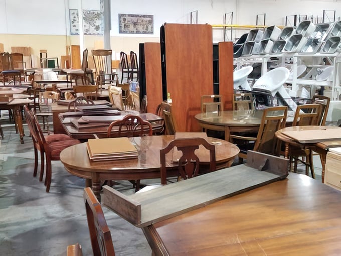 Table, table everywhere, and every one unique. It's like speed-dating for furniture—you'll know when you've found "the one."