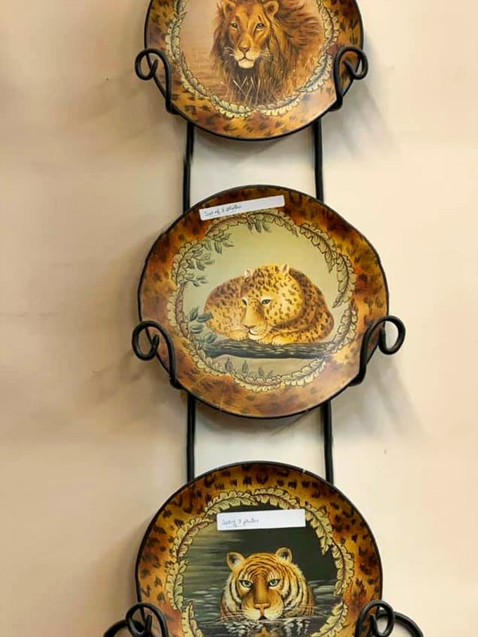 These wild cat plates aren't just decorative—they're conversation pieces waiting to happen. Perfect for the safari-themed dinner party you never knew you needed.