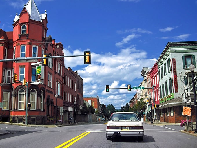Bradford's main street welcomes you with that perfect small-town vibe – where errands become social events and nobody's in a hurry.