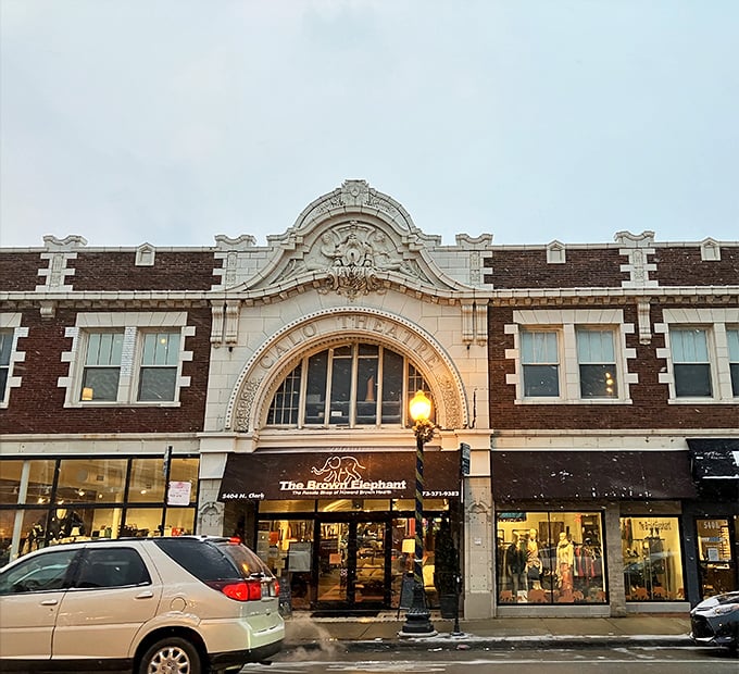 The Brown Elephant's majestic historic façade feels like shopping in a palace. This architectural gem houses second-hand treasures fit for royalty.
