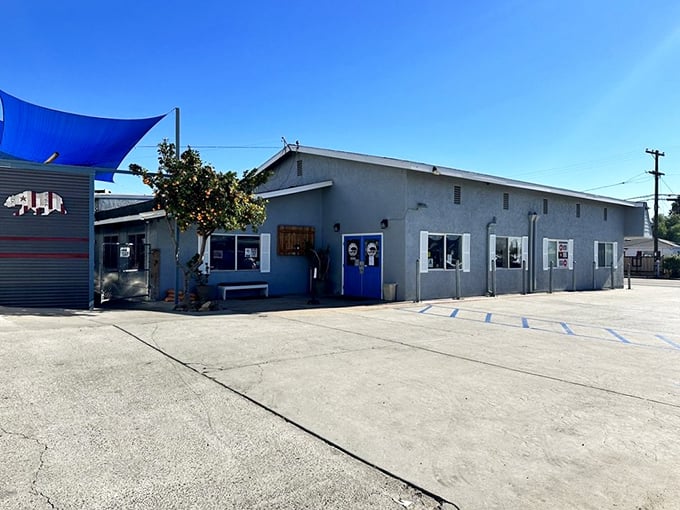 Cali BBQ's unassuming exterior hides smoky treasures within. Never judge a BBQ joint by its cover – judge it by its smoke!
