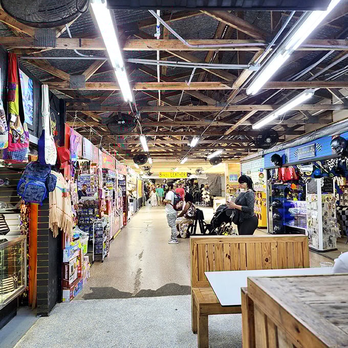 The Daytona Flea Market from above looks like a small town dedicated entirely to the art of the deal.
