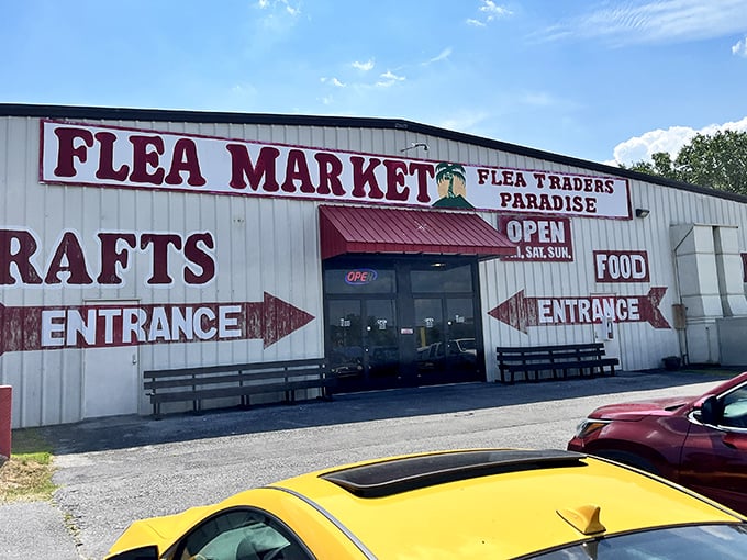 Flea Traders Paradise lives up to its name with a clean, organized wonderland of potential treasures waiting to be discovered.