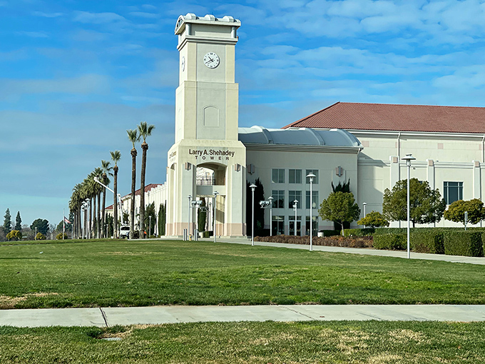 The Larry A. Shehadey Tower in Fresno combines modern amenities with small-town affordability, perfect for active seniors on a budget.