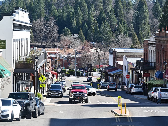 Grass Valley's historic downtown invites leisurely strolls where window shopping doesn't have to remain just "window" on a fixed income.