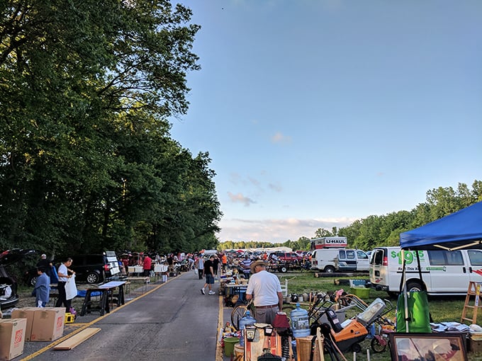 Jamie's Flea Market: where "just browsing" becomes a six-hour expedition requiring snacks and a support team.