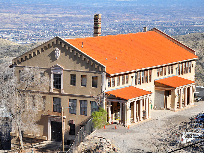 Jerome clings dramatically to the mountainside, a testament to human determination and the irresistible lure of copper.