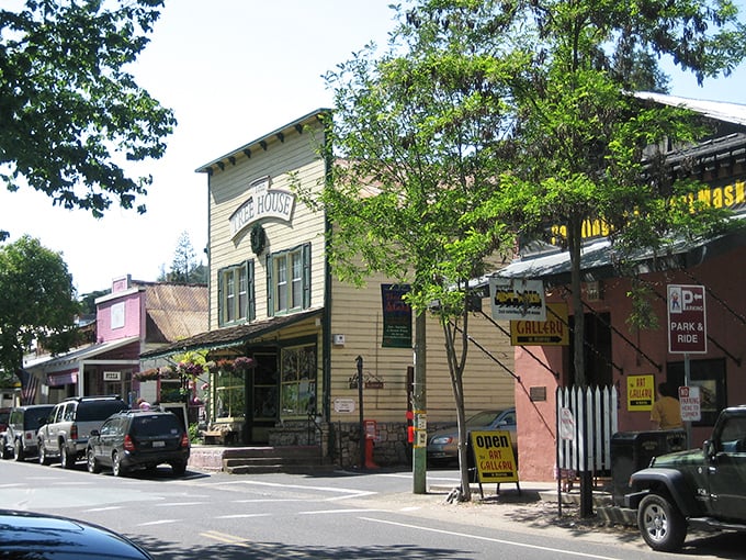 Murphys' main street offers a perfect blend of Gold Rush charm and places to get, well, a different kind of rush.