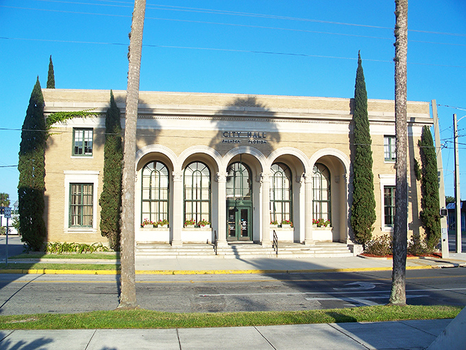 Palatka's elegant historic architecture, like this beautiful arched building, brings sophistication without the South Florida price tag.