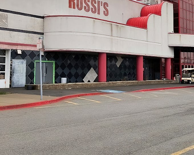 Behind these walls lies a treasure trove—Rossi's is where bargain hunters know the real action happens inside.