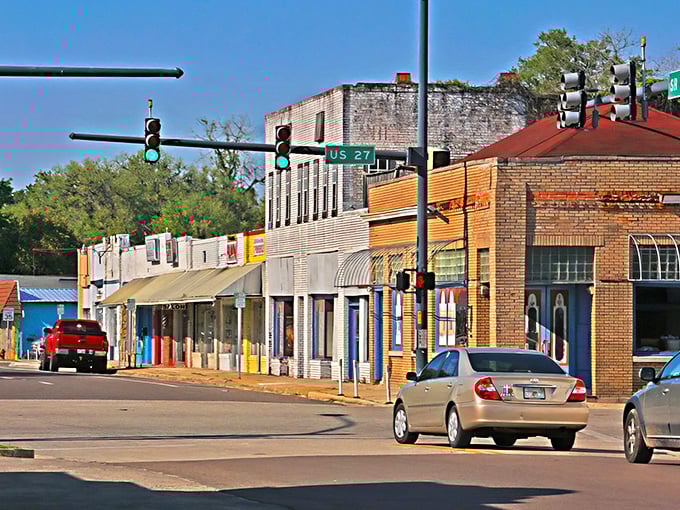 Williston's main drag—where every storefront tells a story and every local has at least three to share. Pace yourself accordingly.