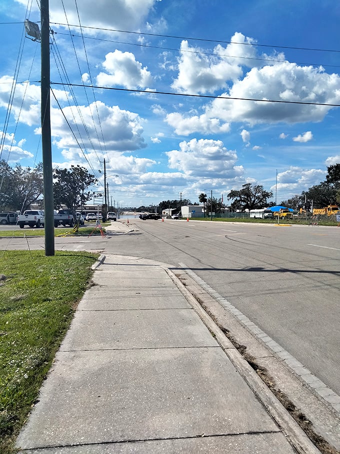 Blue skies, fluffy clouds, and wide open roads—Arcadia serves up small-town charm with a side of sunshine and southern simplicity.