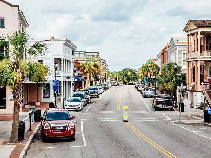Charming storefronts, swaying palms, and southern hospitality—downtown Beaufort invites you to stroll, shop, and soak in its coastal beauty. 