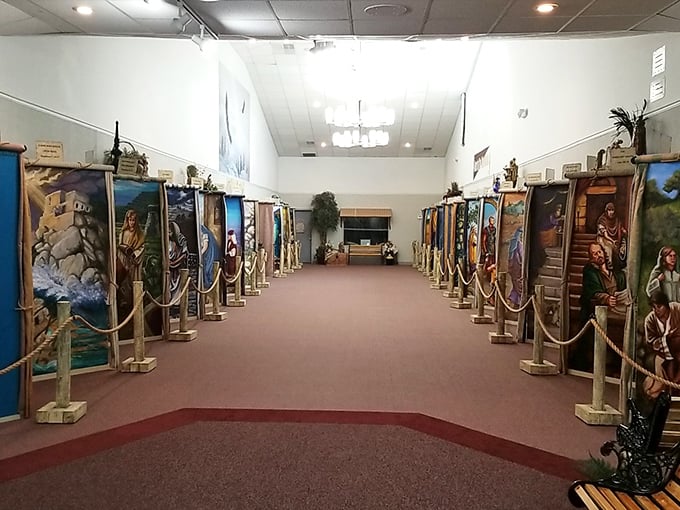 Walking through biblical history, one wax figure at a time. These life-sized scenes bring ancient stories into three dimensions.