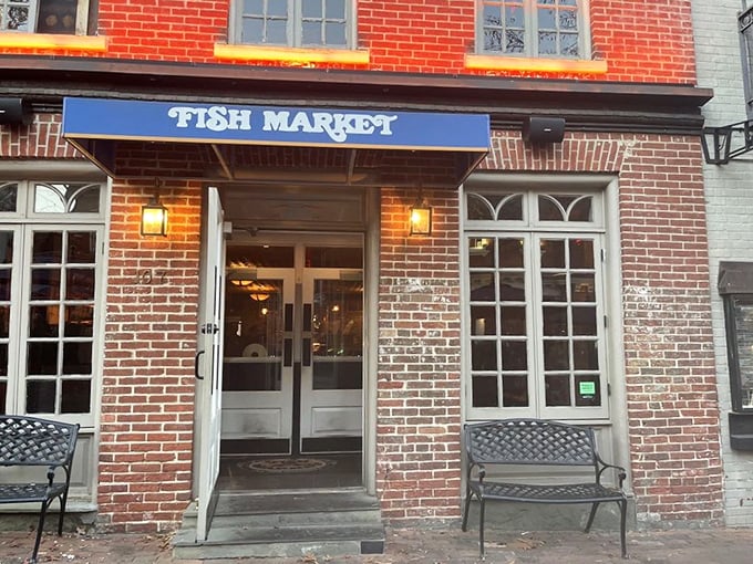 The historic Fish Market storefront looks like it belongs in a movie about a place where everybody knows your name – and your favorite fish.