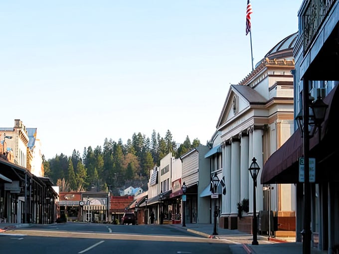 Pine-scented air comes complimentary with Grass Valley's affordable lifestyle—breathe deep without depleting your savings!