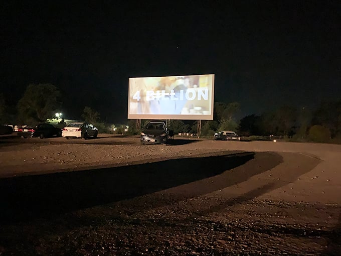 Rural California's answer to Hollywood glamour. Lakeport's single screen stands tall against a backdrop of golden evening light.