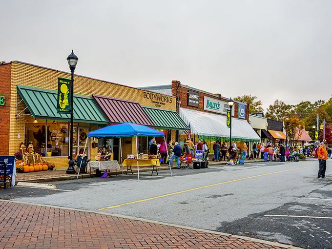 Quaint storefronts line Liberty's downtown, where shopping local isn't just a trend—it's tradition.