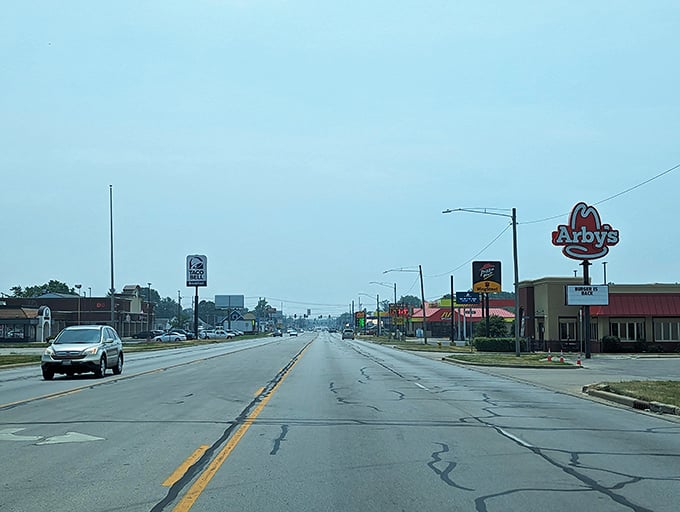 National chains and hometown prices line Marion’s main drag—where your dollar still goes far enough to grab fries, a roast beef sandwich, and maybe even dessert.