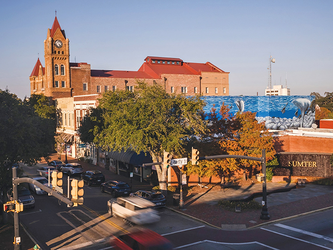 Sumter's quaint downtown district offers small-town prices with big-city convenience. These storefronts have witnessed generations of smart shoppers stretching their dollars.