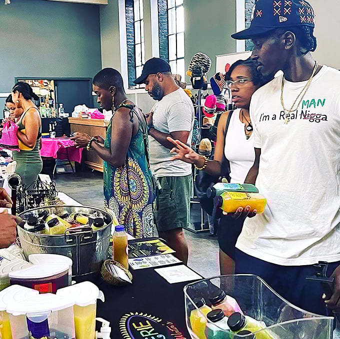 Where shopping meets soul – vendors share stories alongside handcrafted treasures in this vibrant community marketplace.