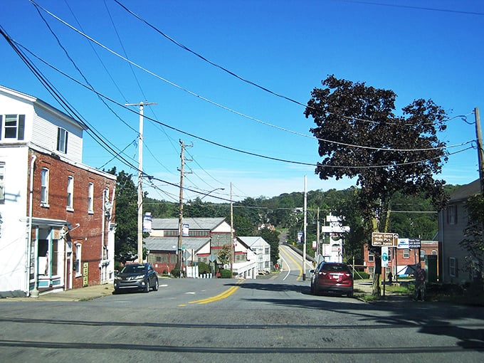 Small-town charm with a side of history! White Haven's main street offers a glimpse into Pennsylvania's storied past.