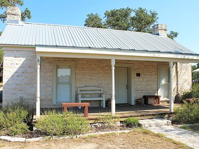 This stone cottage in Wimberley could be the cover of "Texas Hill Country Living" magazine—if simplicity had a subscription service.