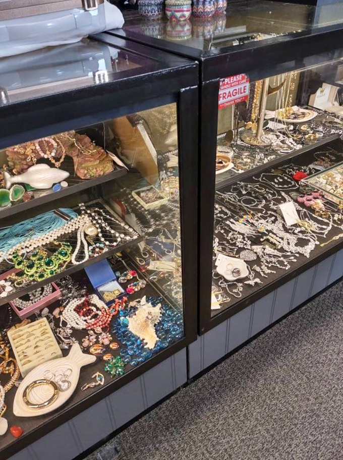 A jewelry case that's basically Aladdin's cave, if Aladdin shopped at deeply discounted prices.